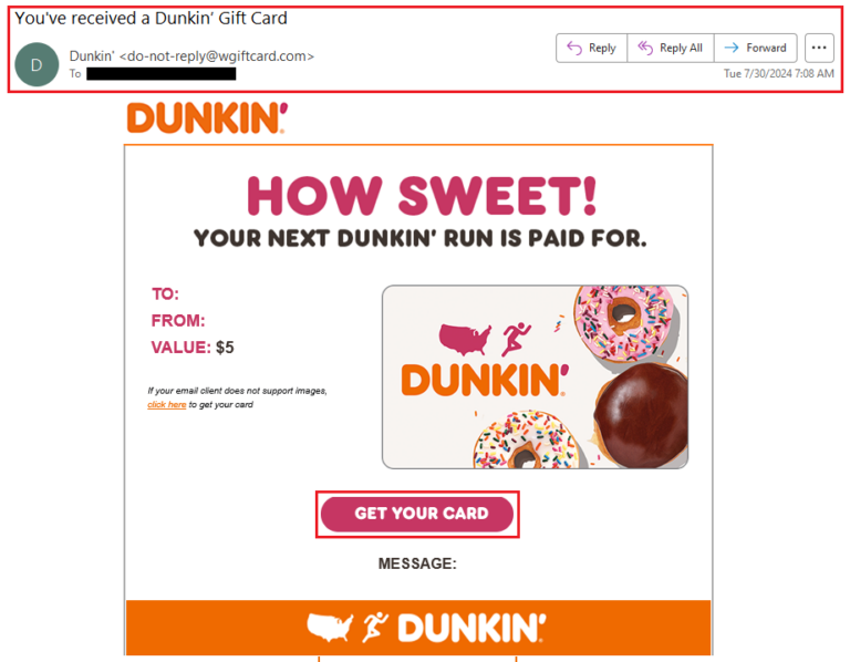 How to Trigger $7 Dunkin Credit with $7 Gift Card Reload in Dunkin App