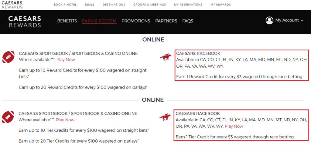 My Journey to Redeem Orphaned Caesars Reward Credits with Caesars ...