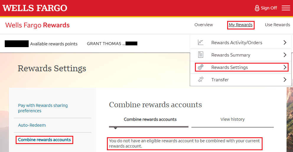 Major Wells Fargo Rewards Program Changes: No More Combined Rewards ...