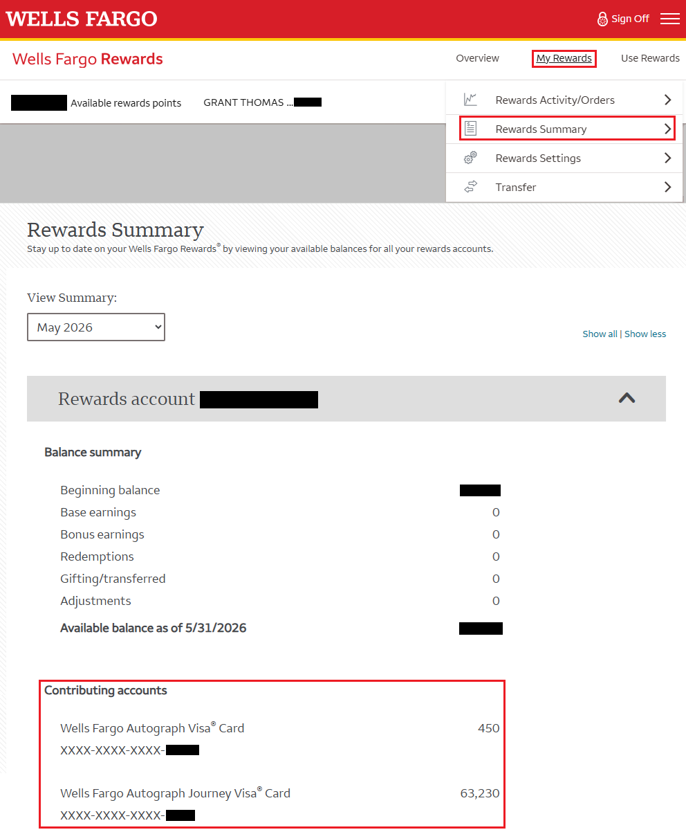 Major Wells Fargo Rewards Program Changes: No More Combined Rewards ...